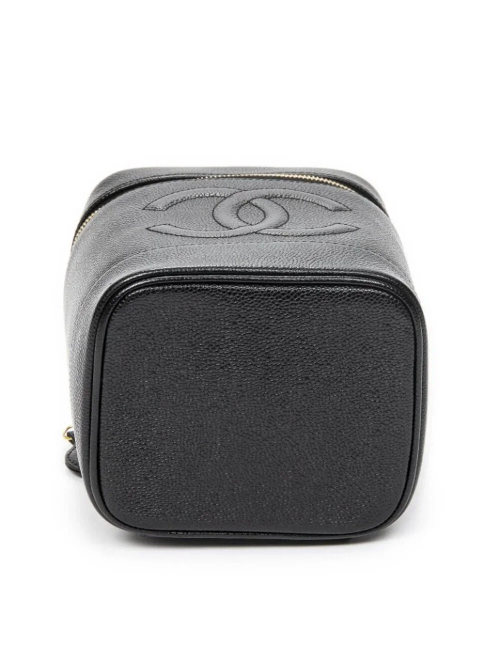 CHANEL | Bags | Chanel Timeless Tall Vanity Case Black Caviar Leather ...